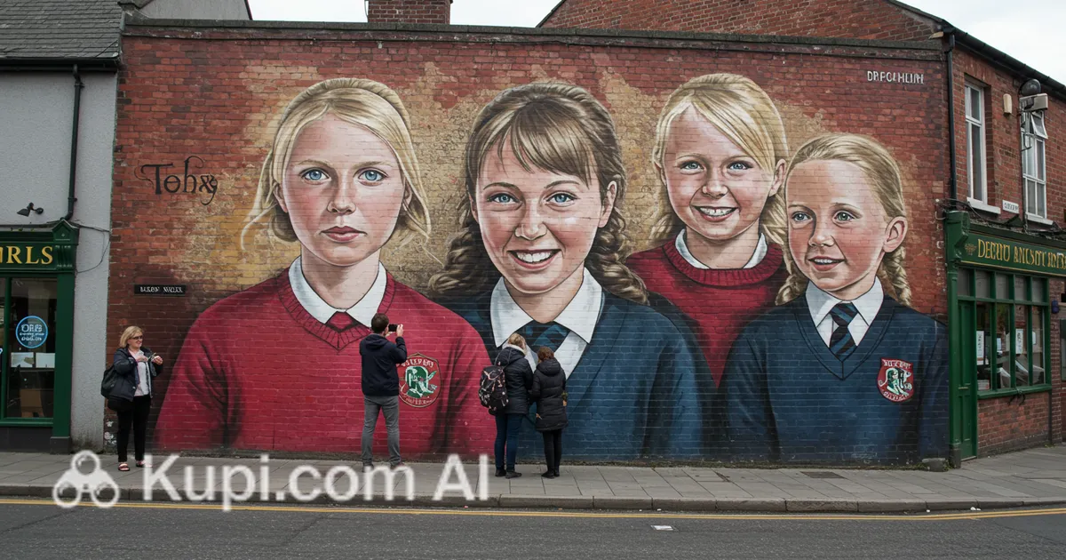 Visit the Derry Girls Mural: Iconic Street Art in Derry
