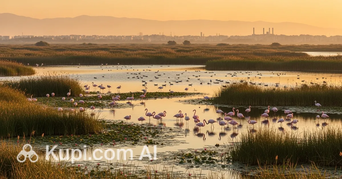 Visit Kalochori Lagoon: Flamingos & Nature near Thessaloniki