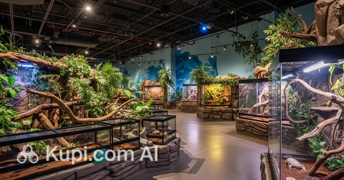 Living Amphibians Invertebrates and Reptiles Exhibit | LAIR